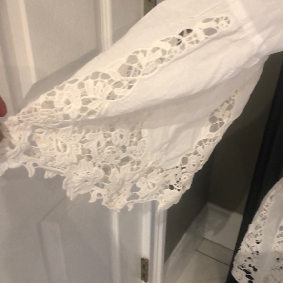 Boston Proper | Tops | Crochet Trimmed Tunic | Poshmark